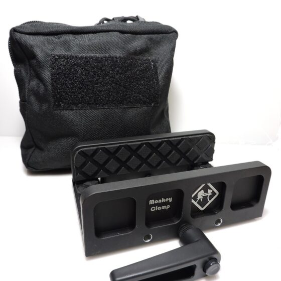 Monkey Clamp - Rifle Saddle - Universal Tripod Mount - Proptics Monkey Clamp - Rifle Saddle - Universal Tripod Mount - Proptics