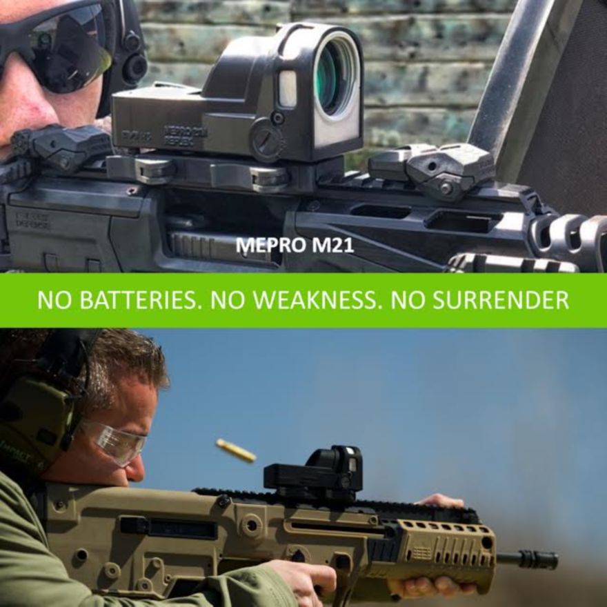 MEPRO M21 TRIANGLE RETICLE - Proptics